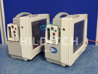 2 x Philips IntelliVue MP30 Patient Monitors *Both Power Up*, and 2 x ...