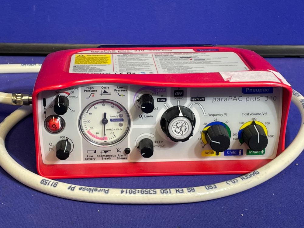 Pneupac ParaPAC Plus 310 Ventilator