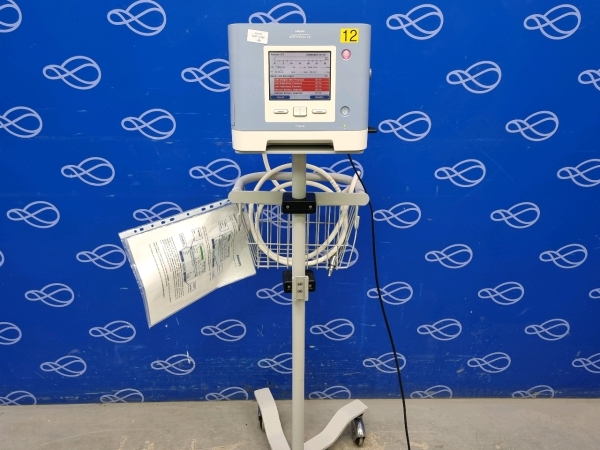 Philips Respironics Trilogy 202 Ventilator on Rollstand