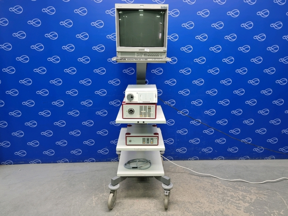 Richard Wolf 5506 3 CD Stack System on Olympus TI-1900 Trolley