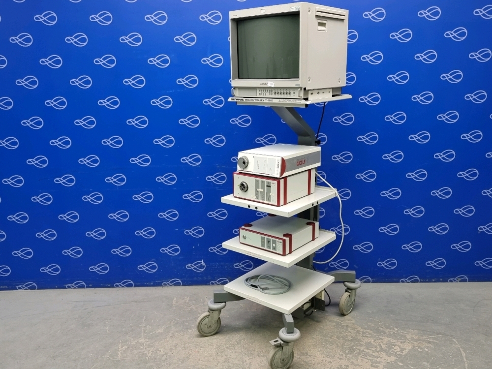 Richard Wolf 5506 3 CD Stack System on Olympus TI-1900 Trolley