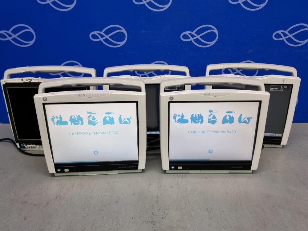 5 x GE Carescape B450 Patient Monitor