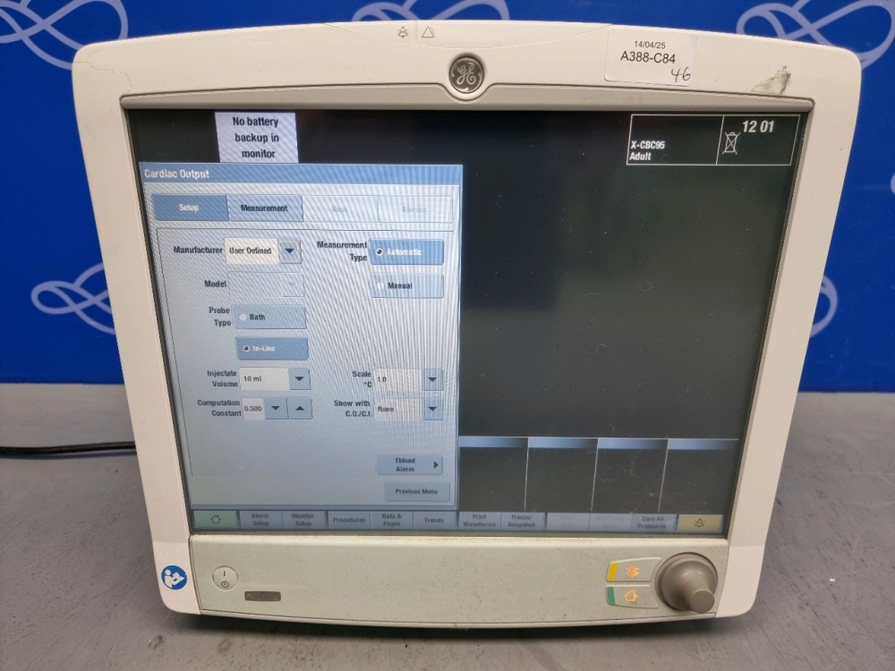 GE Carescape B650 Patient Monitor