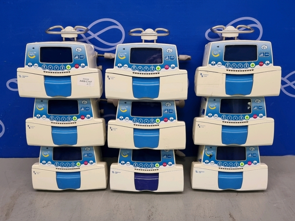 9 x Fresenius Kabi Volumat MC Agilia Infusion Pump