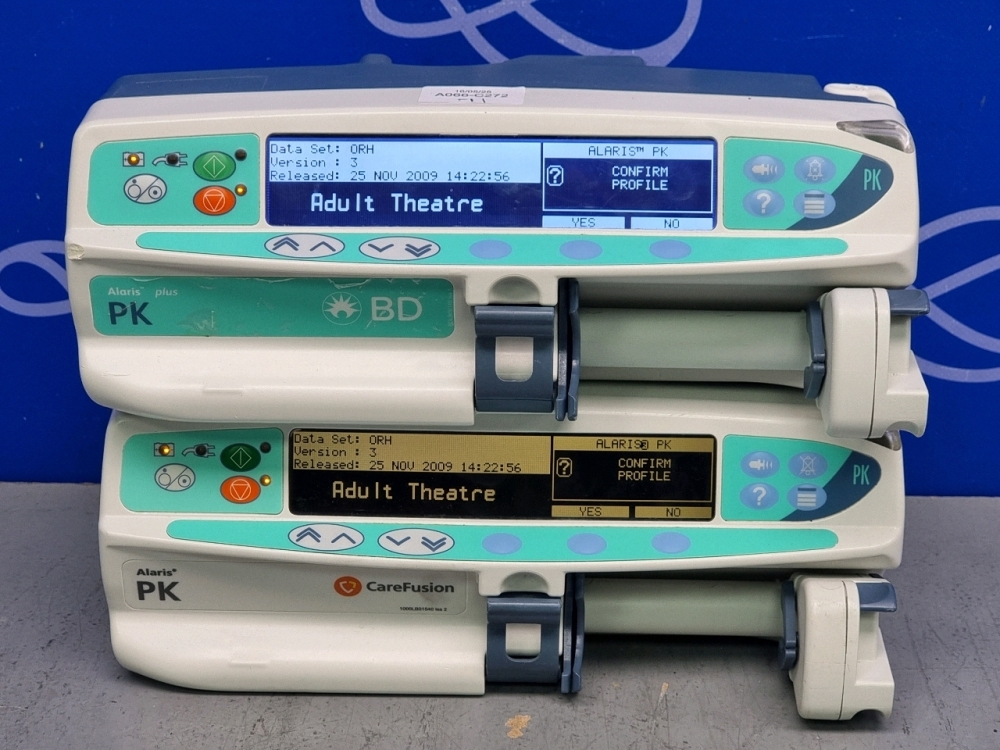 Alaris Plus PK Syringe Driver and Alaris PK Syringe Driver