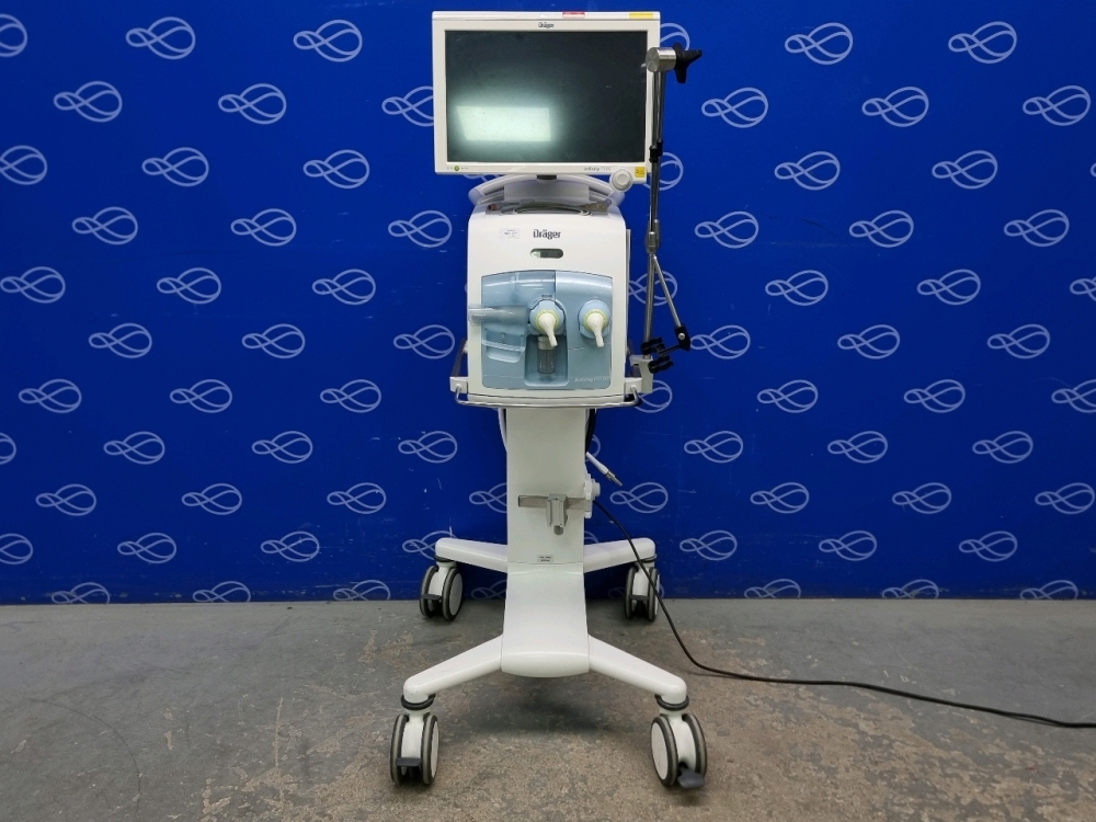 Draeger Babylog VN500 Ventilator & Infinity C500 Monitor on Trolley