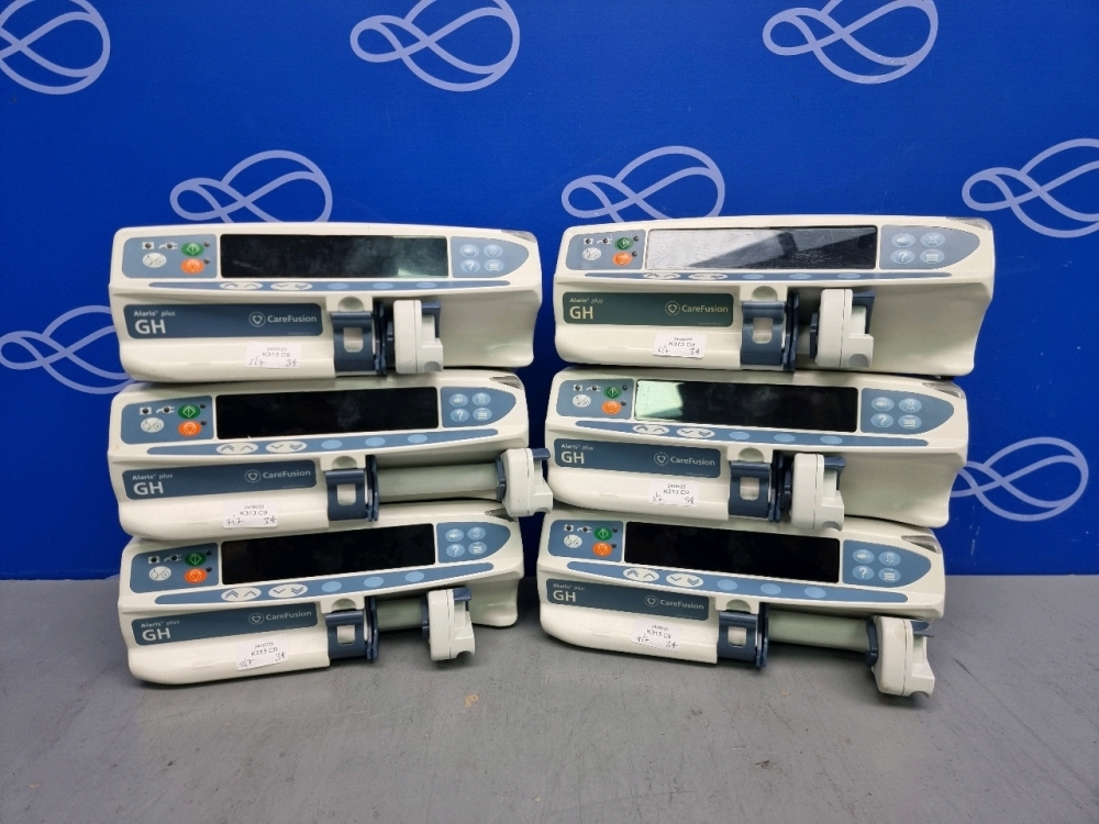 6 x Carefusion Alaris GH Plus Syringe Pump