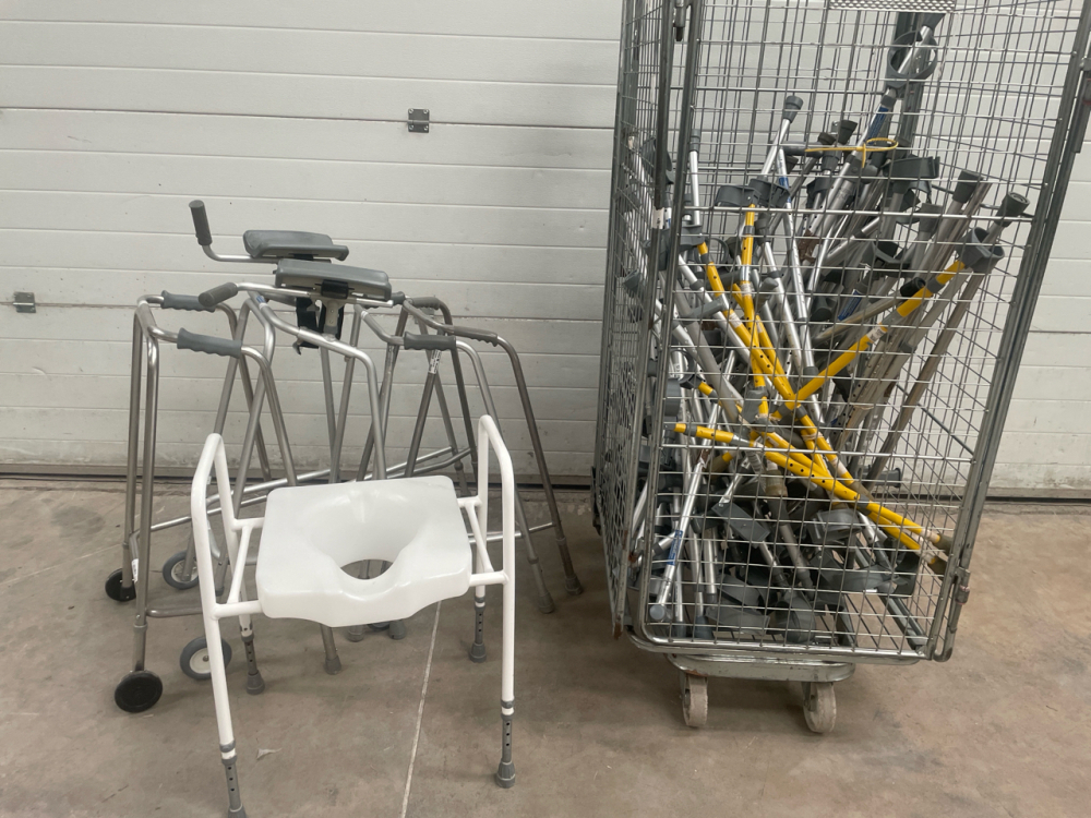 Selection of Various Mobility Aids