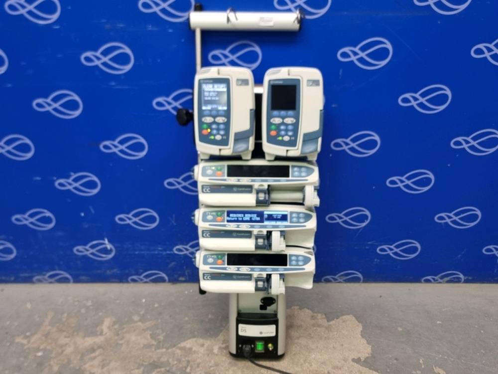 2 x Alaris GP Guardrails Plus Infusion Pump and 3 x Alaris CC ...