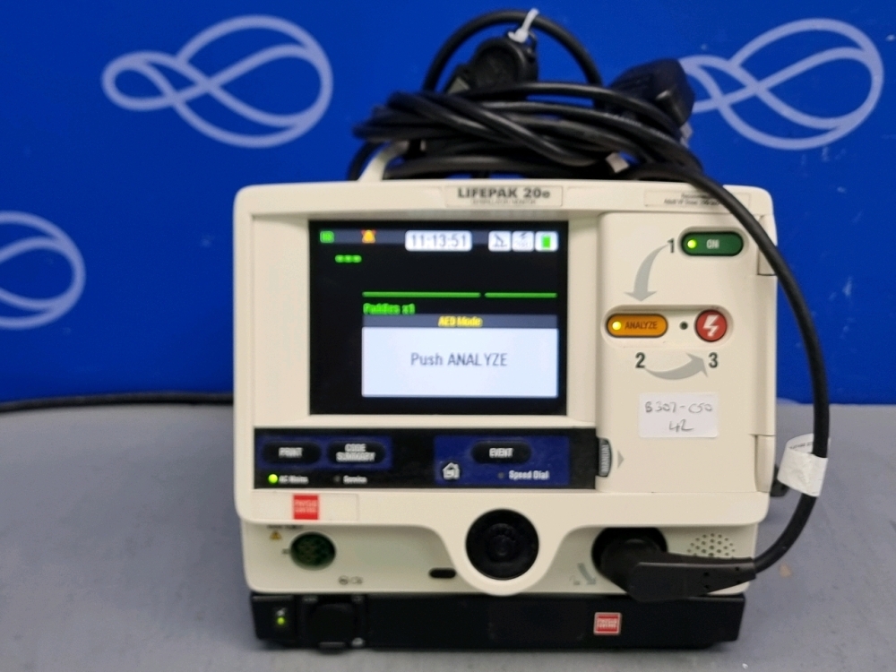 Physio Control Lifepak 20e Defibrillator with Pacer Function