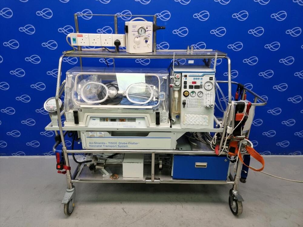 Draeger Air-Shields TI500 Globe-Trotter Neonatal Transport Incubator on ...