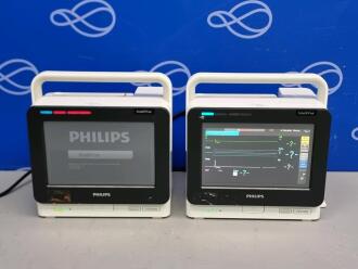 2 x Philips Intellivue MX400 Patient Monitor and 2 x Philips Intellivue ...