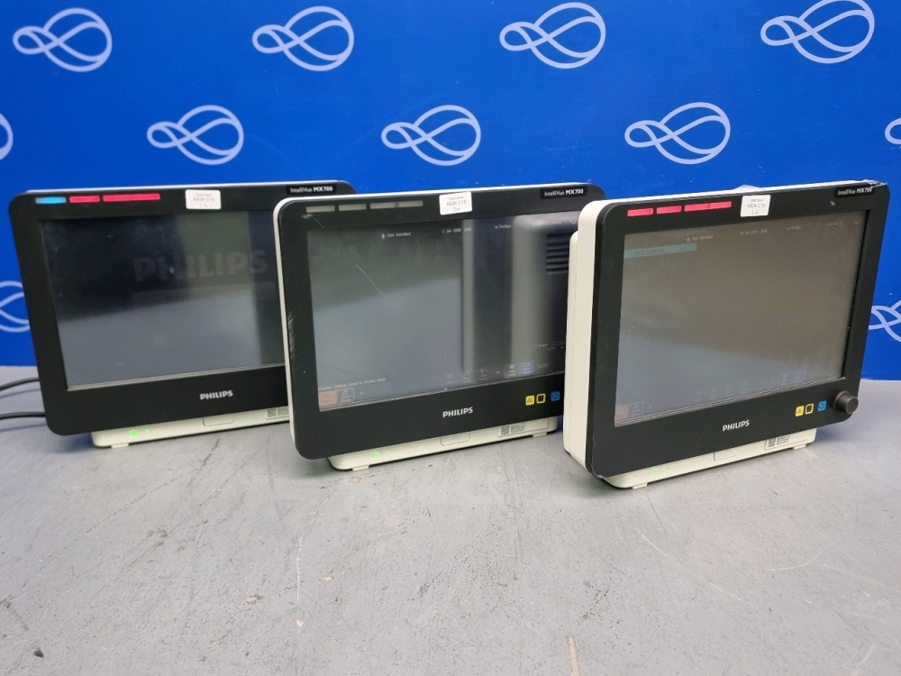 3 x Philips Intellivue MX700 Patient Monitor