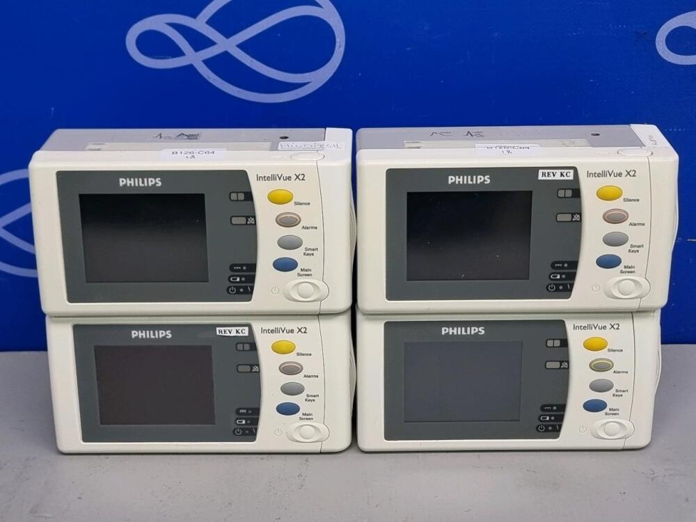 4 x Philips Intellivue X2 Transport Monitor