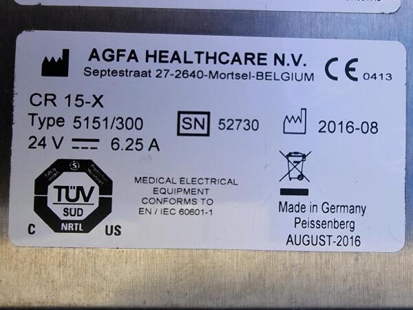 Agfa CR-15X CR Reader