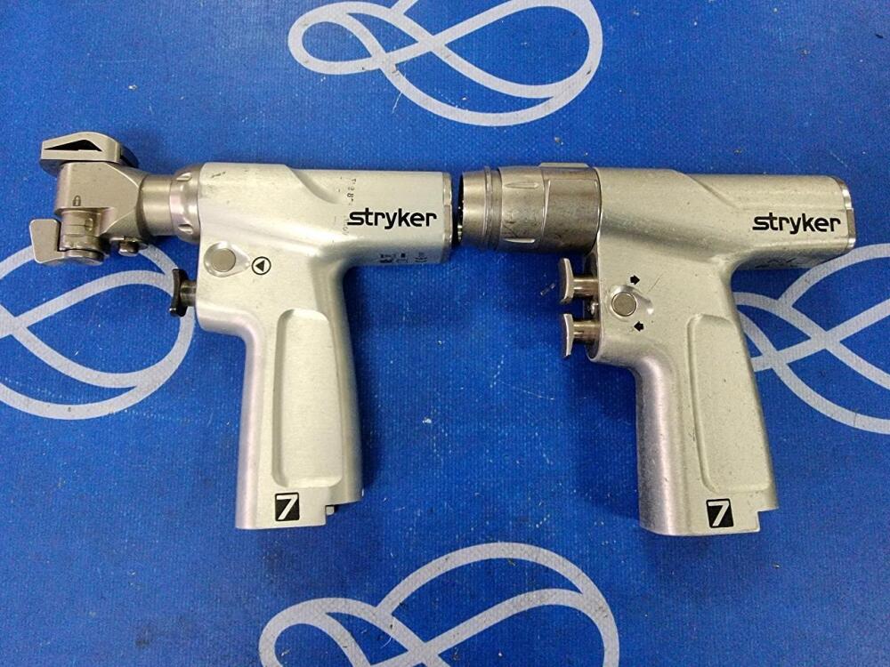 Stryker System 7 Rotary Drill Handpiece and Sagittal Saw Handpiece