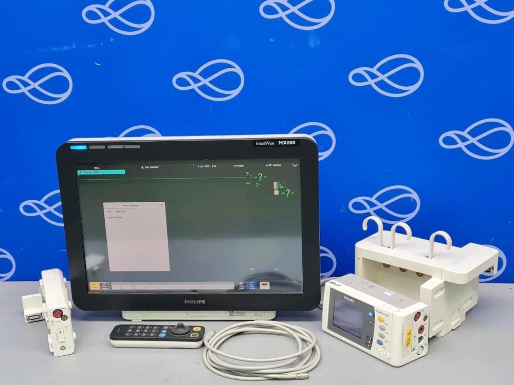 Philips IntelliVue MX800 Patient Monitor with Accessories