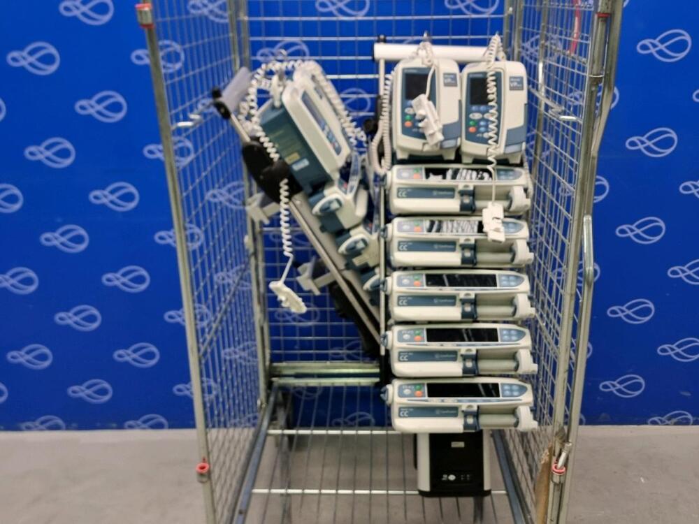 10 x Alaris CC Syringe Driver and 4 x Alaris VP Plus Guardrails ...