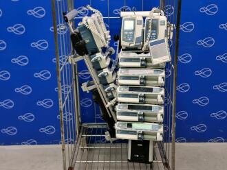 10 x Alaris CC Syringe Driver and 4 x Alaris VP Plus Guardrails ...