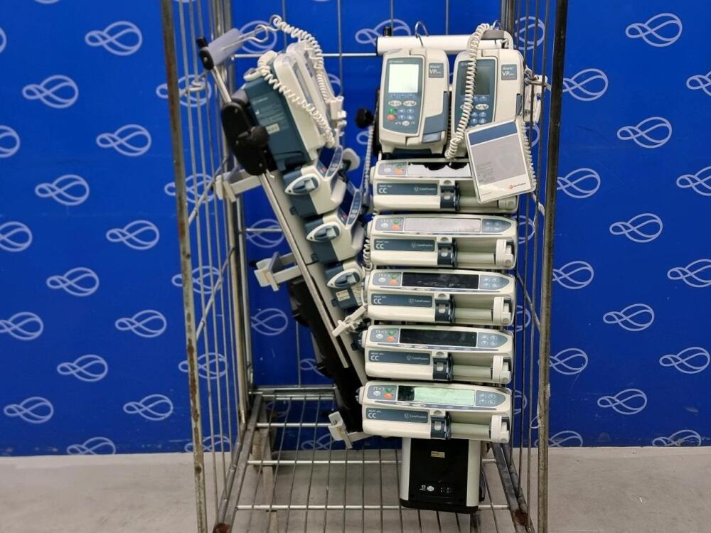 10 x Alaris CC Syringe Driver and 4 x Alaris VP Plus Guardrails ...