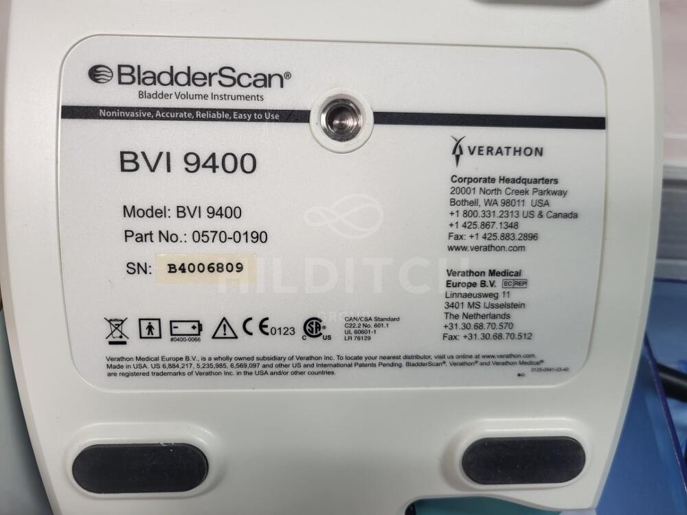 Bladderscan BVI 9400 Bladder Scanner