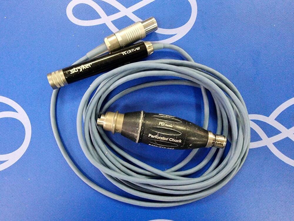 Stryker Pi Drive Motor Handpiece and Stryker PD Series Perforator Chuck