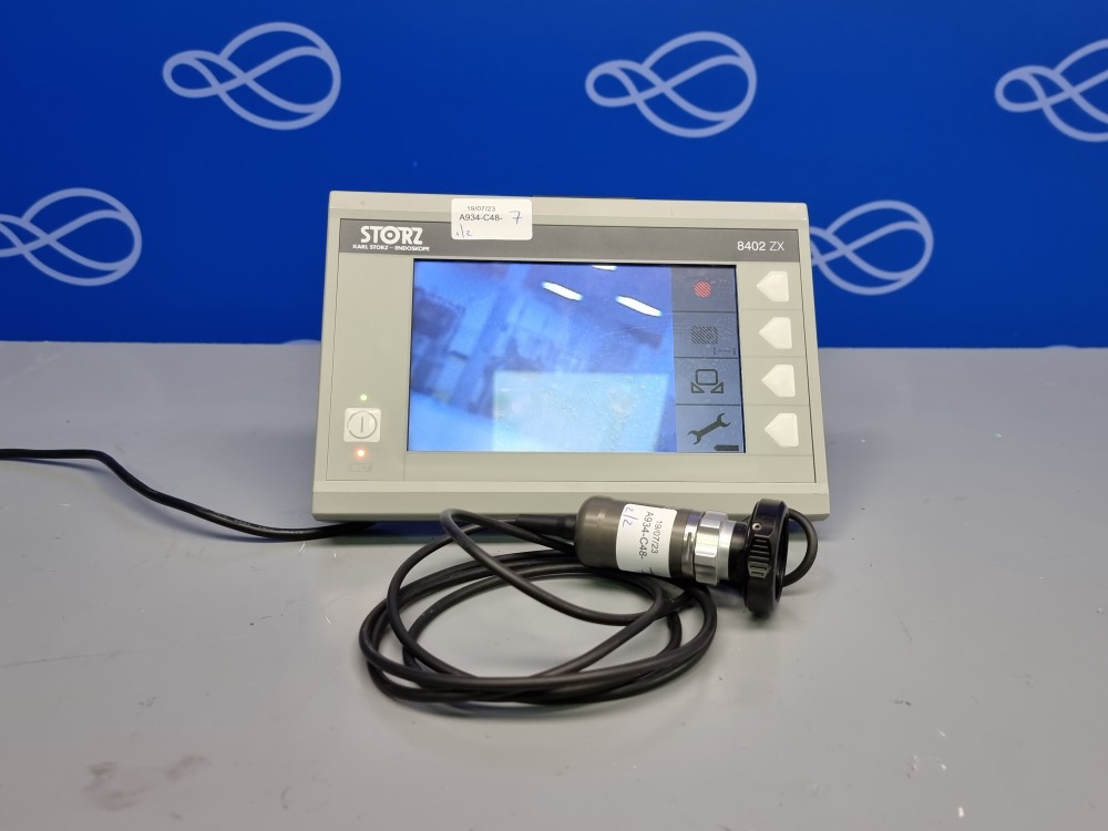 Storz 8402 ZX Video Monitor with Storz C-CAM 20290132 Camera Head