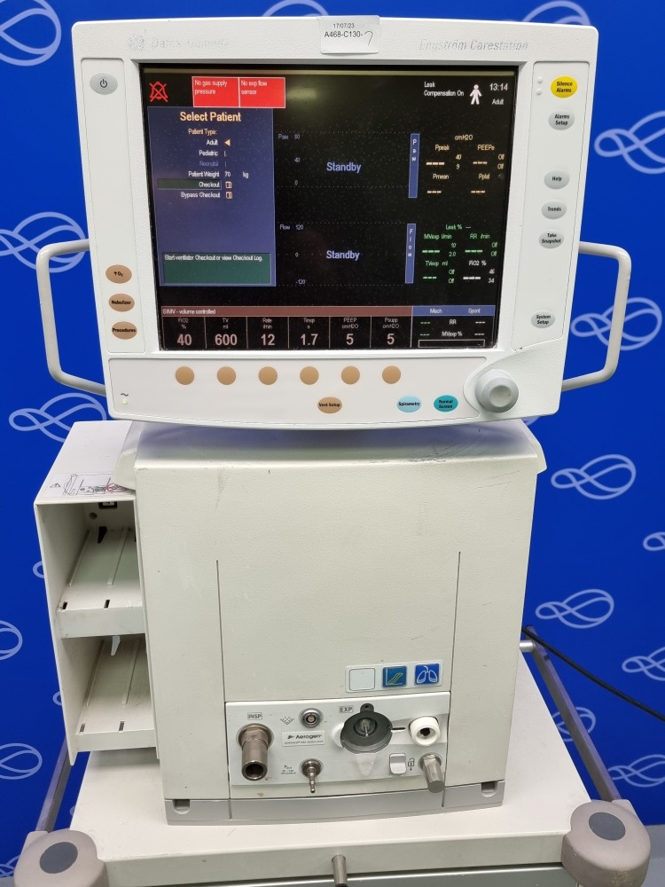 Datex Ohmeda Engstrom Carestation Ventilator