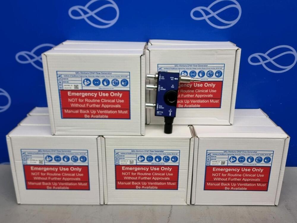 15 x UCL-Ventura CPAP Flow Generator