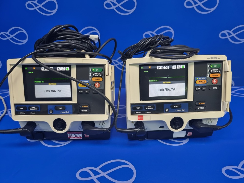 2 x Physio Control Lifepak 20e Defibrillator