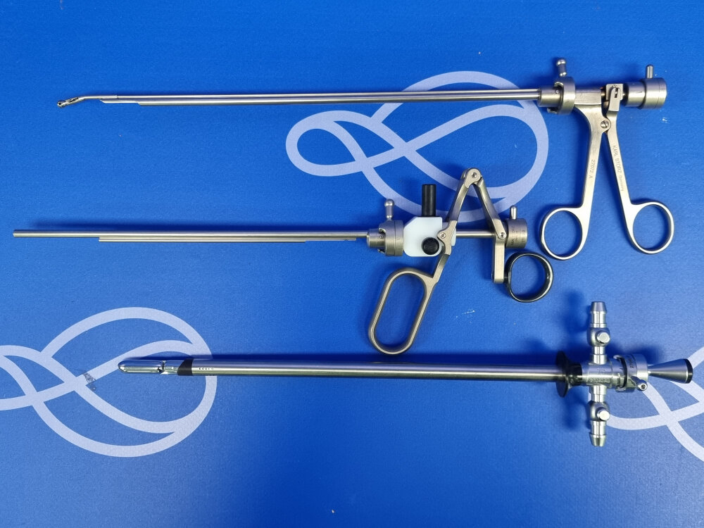 Storz 27050E Resectoscope, Storz 27072A Optical Biopsy Forceps, and ...