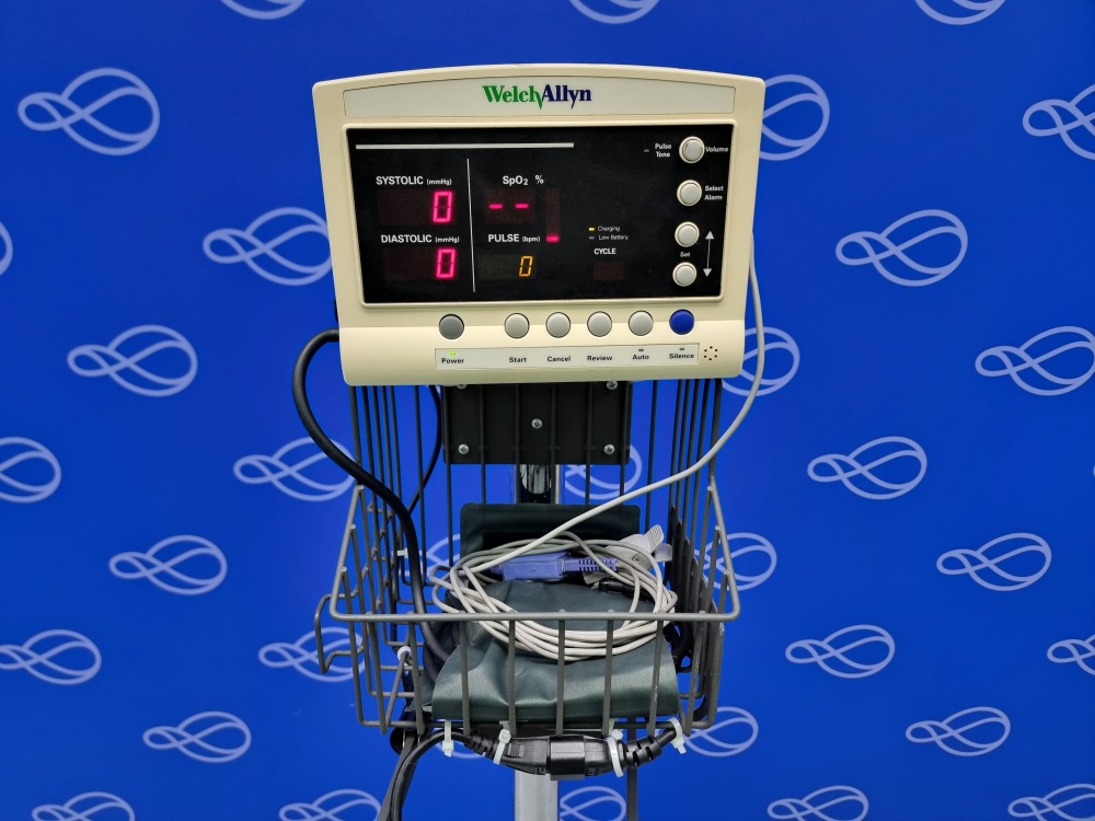 Welch Allyn 52000 Series Vital Signs Monitor on Rollstand