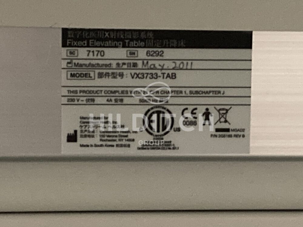 Carestream DRX Evolution X-Ray System