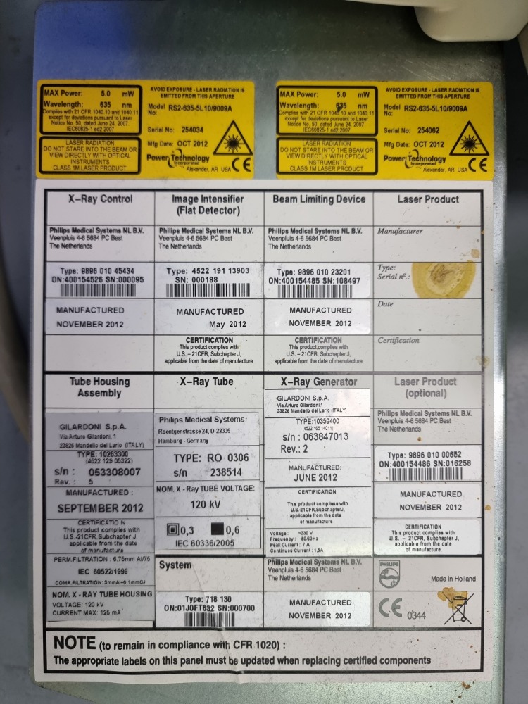 Philips Veradius C-Arm Image Intensifier