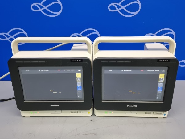2 x Philips Intellivue MX400 Patient Monitor