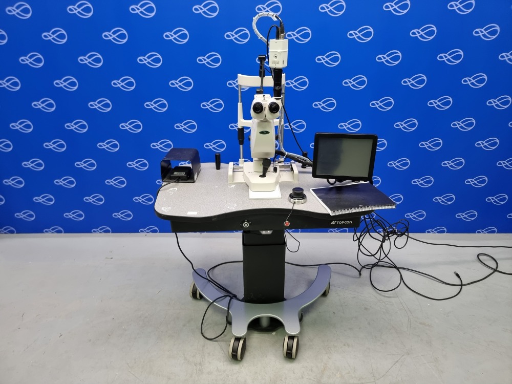 Topcon Pascal Photocoagulator on Table