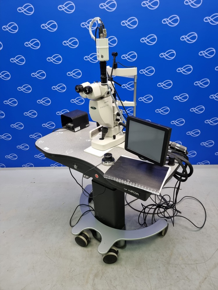 Topcon Pascal Photocoagulator on Table