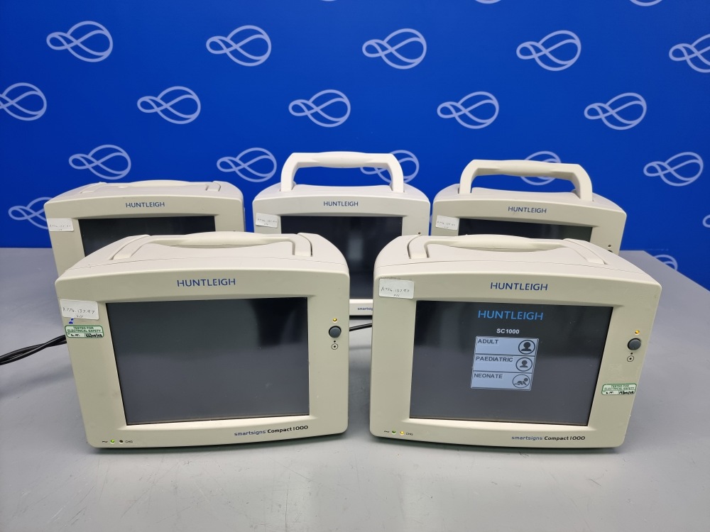 5 x Huntleigh SmartSigns Compact 1000 Monitors