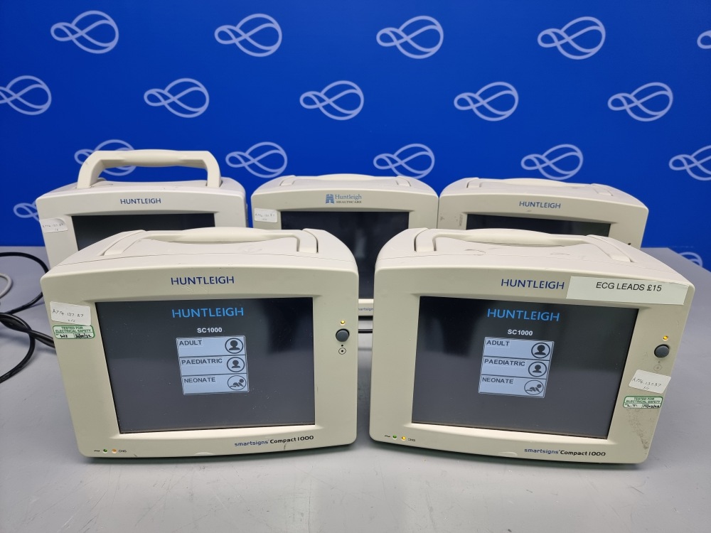 5 x Huntleigh SmartSigns Compact 1000 Monitors