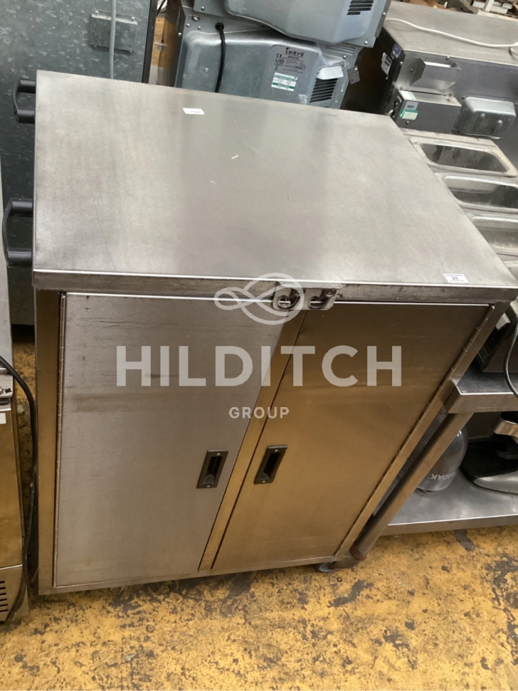 SS Mobile Tray Rack with Doors