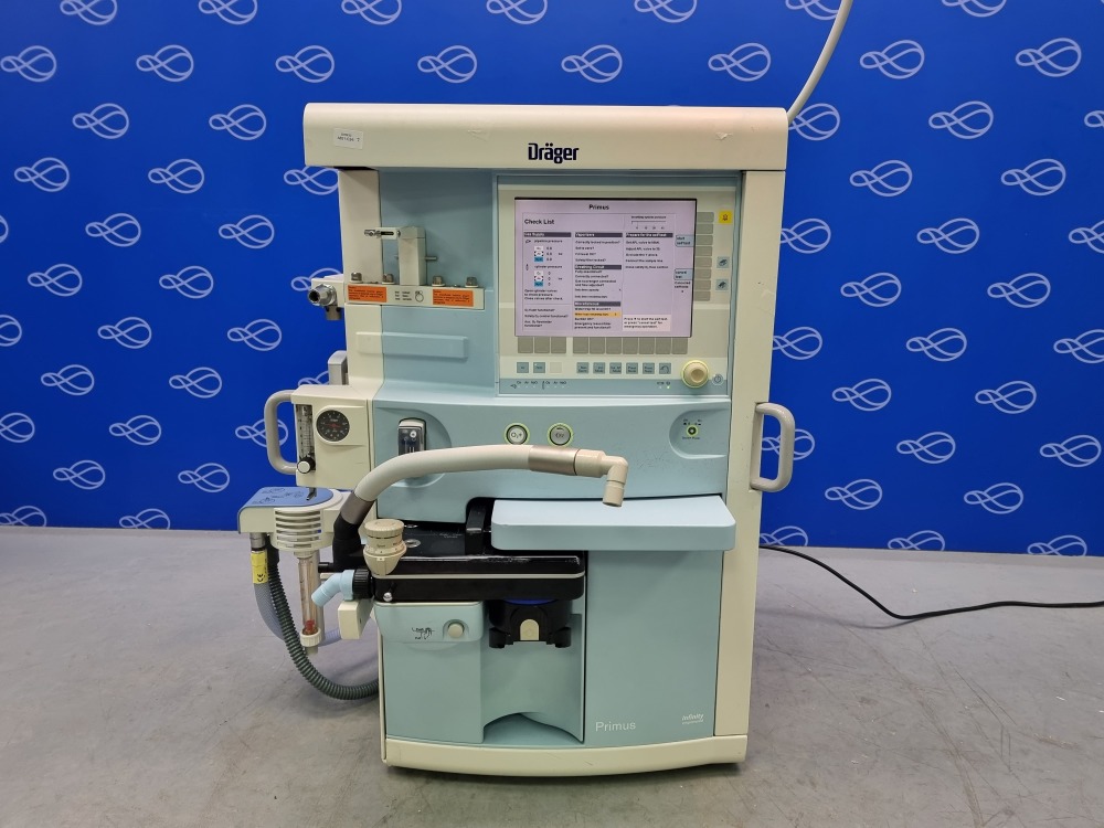 Draeger Primus Infinity Empowered Pendant Mounted Anaesthetic Machine