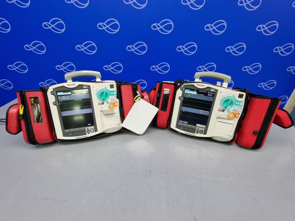 2 x Philips Heartstart MRx Defibrillator with Pace Function