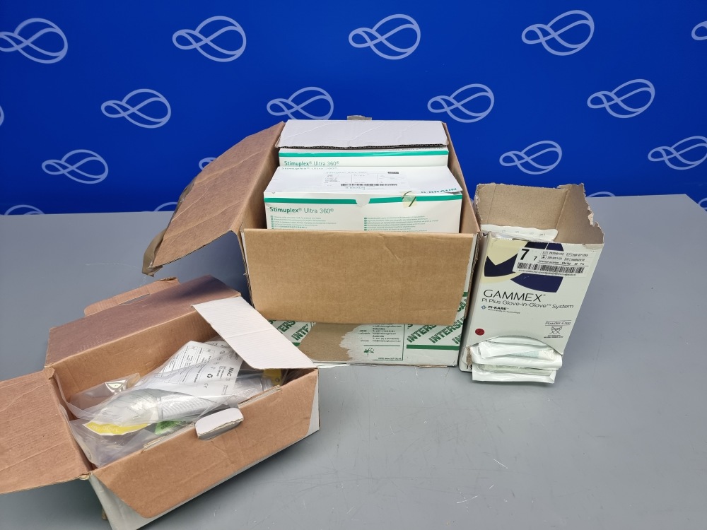 Braun Stimuplex Ultra 360 Kits (Expires 2027), 5 x MAC 3 Laryngoscope ...