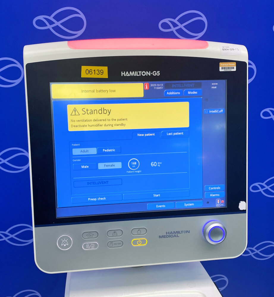 Hamilton G-5 Intellivent Ventilator