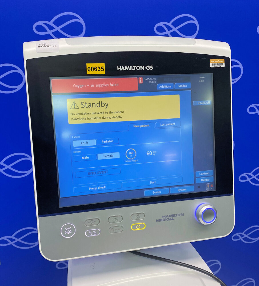 Hamilton G-5 Intellivent Ventilator