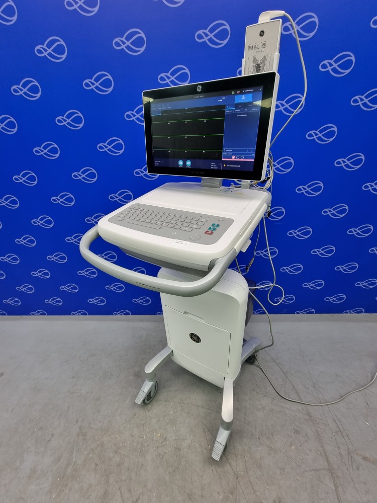GE MAC VU360 ECG Recorder on Trolley