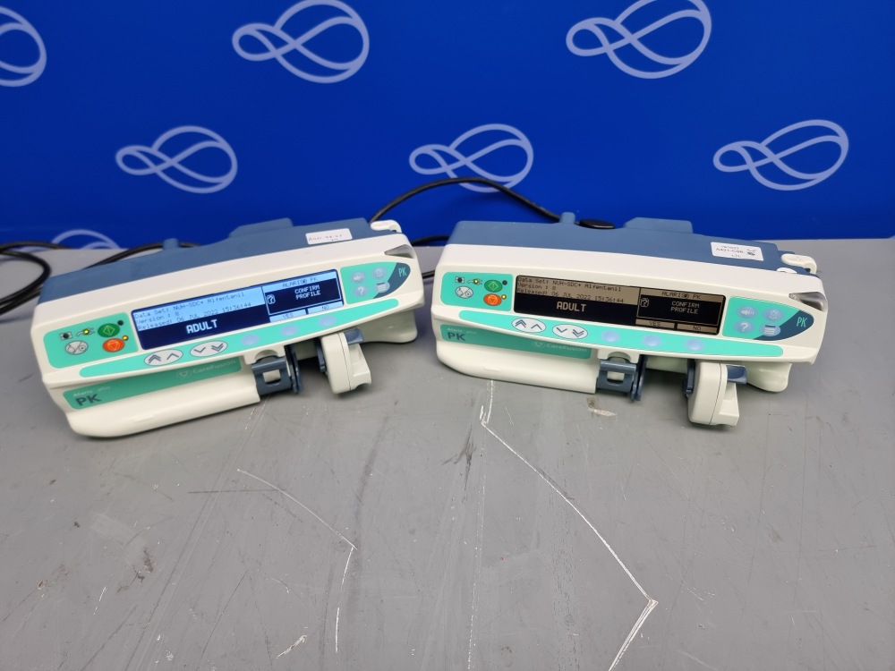 2 x Alaris PK CareFusion Plus Syringe Pumps