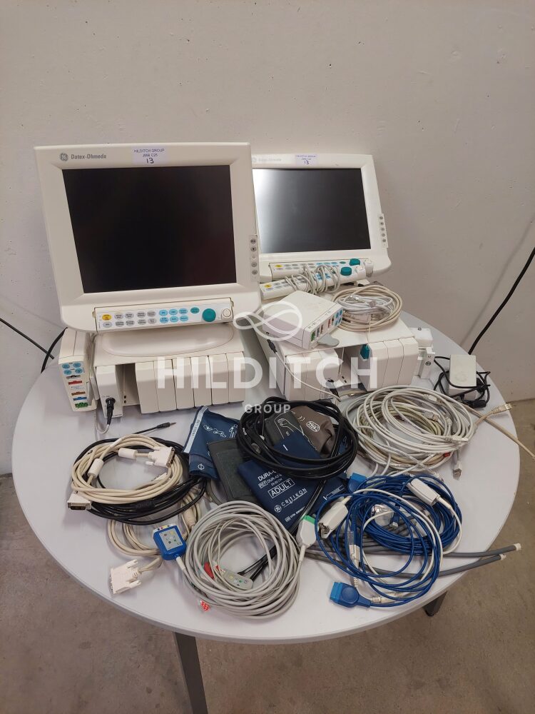 2x Datex Ohmeda Monitors