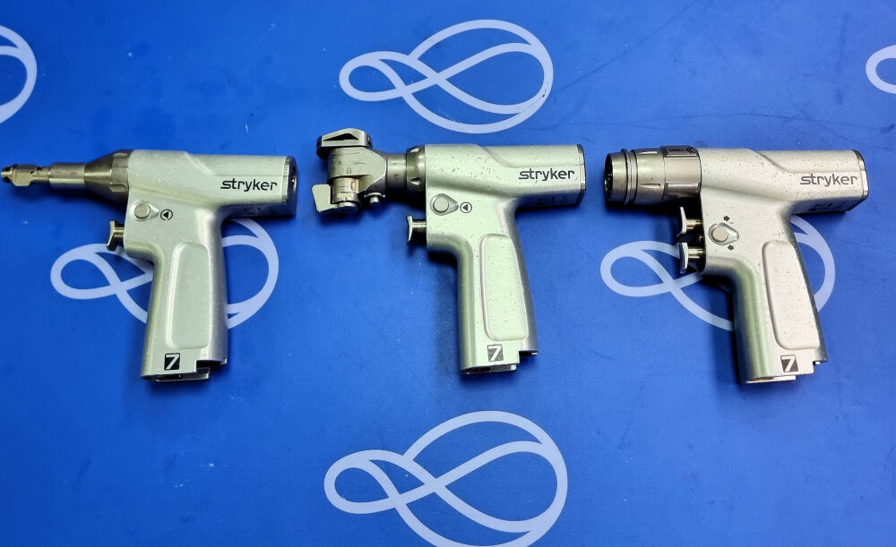 Stryker System 7 Reamer, Sagittal Saw and Reciprocating Saw Hand Pieces