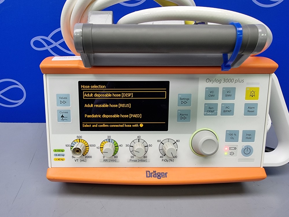 Draeger Oxylog 3000 Plus Ventilator